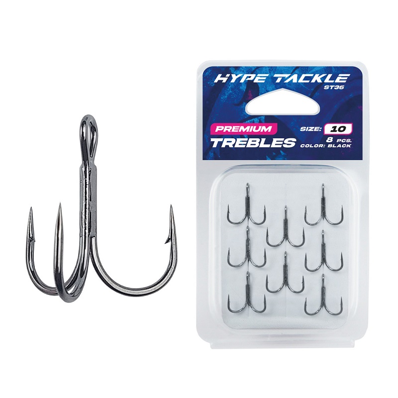 Hameçons triples Hype Tackle ST36 BC #10 8pcs » Magasin de pêche ...